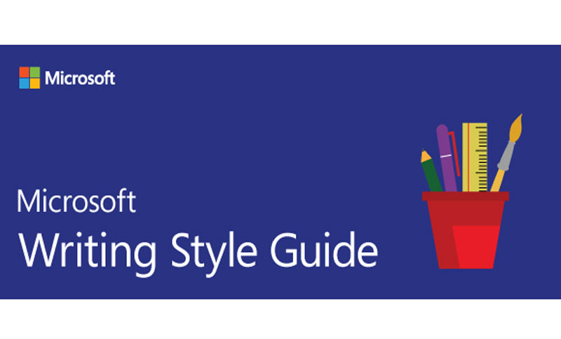Microsoft Writing Style Guide released