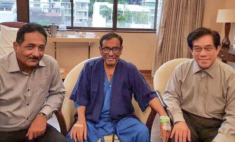 Quader’s health condition improving, now can move normally