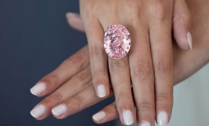 Rare pink diamond sells for nearly $58m in Hong Kong