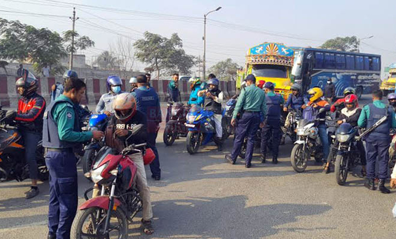 Police check posts set up at Gabtoli