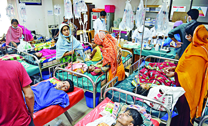 Bed shortage in hospitals, pediatric patients suffering