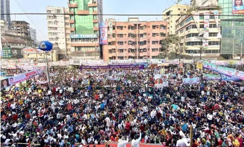 BNP rally begins in Nayapaltan