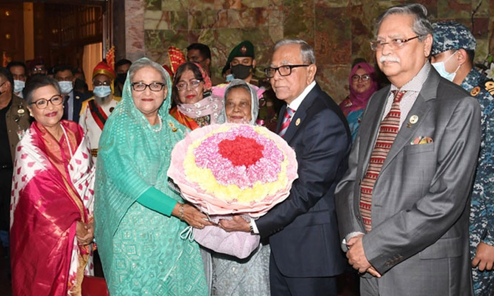 Prime Minister and Sahabuddin visited President Abdul Hamid