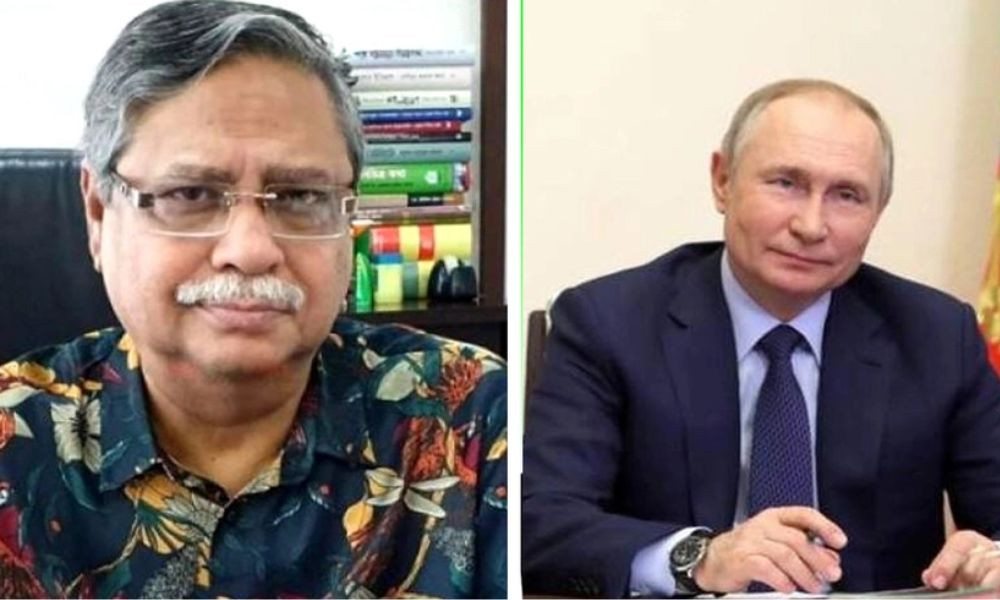 Putin congratulates newly elected President Md Sahabuddin