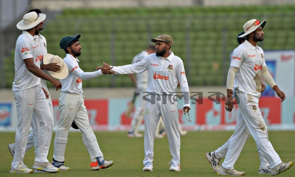 Bangladesh on track for innings victory in Dhaka Test